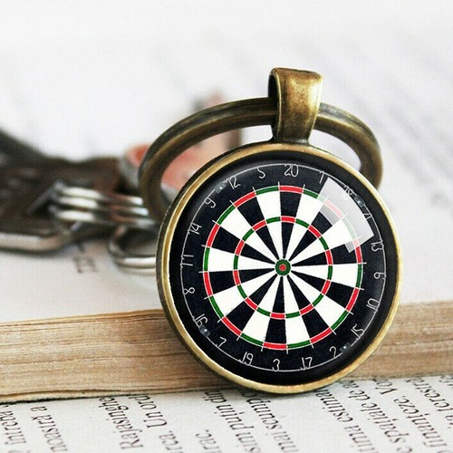 Darts Key chain Keychain Keyring Vintage Dart Board Target Sports Gift ...