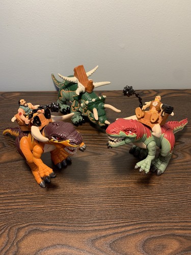 Fisher Price Imaginext Tank the Triceratops Slasher Allosaurus ...