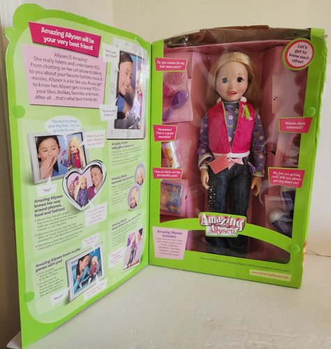 RARE Amazing Allysen Interactive Doll, NEW in Box 2006 Playmates Truly ...