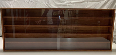 Custom Made Display Case with 5 shelves Plexiglass Doors, 47" X 18 3/4 ...