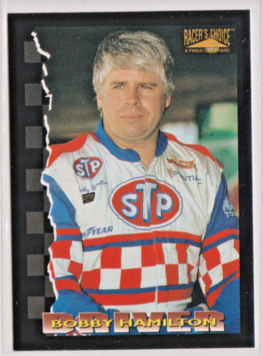 Bobby Hamilton Driver 1996 Pinnacle Racer's Choice Card # 17 Near Mint ...