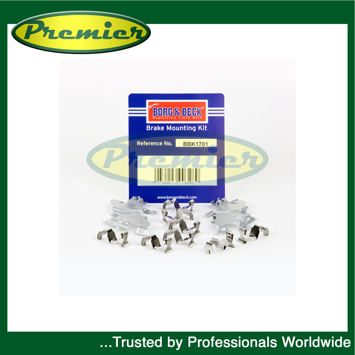 Premier Front Brake Pads Fitting Kit Fits Audi Q7 2015-2018 3.0 TDi 4.0 ...