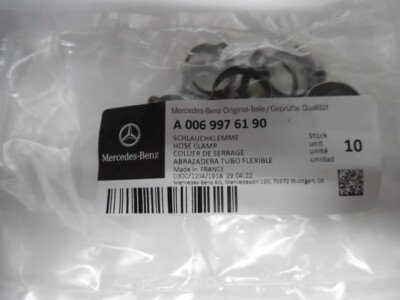 X10 Power Steering Cooler Clamp Genuine For Mercedes 0069976190 | eBay