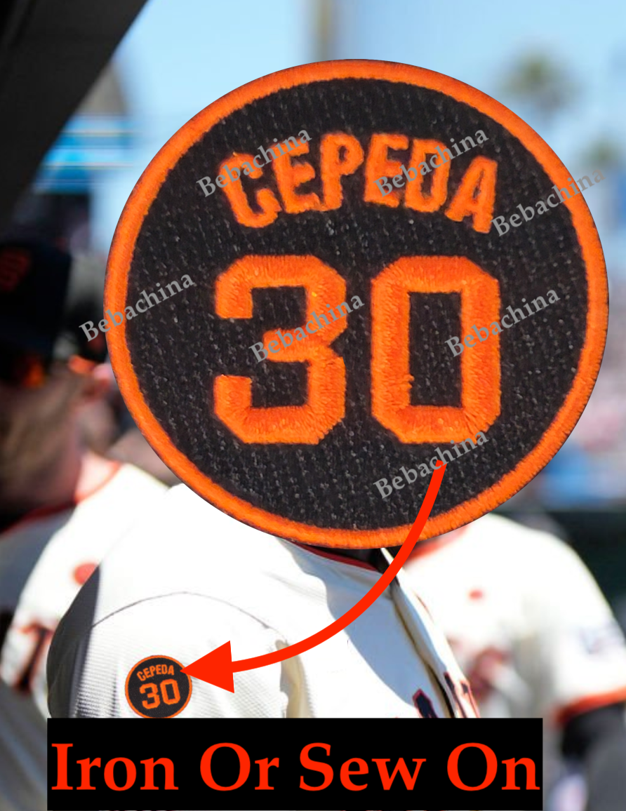 Orlando Cepeda 30 Patch Memorial San Francisco Giants jersey #30 Patch ...