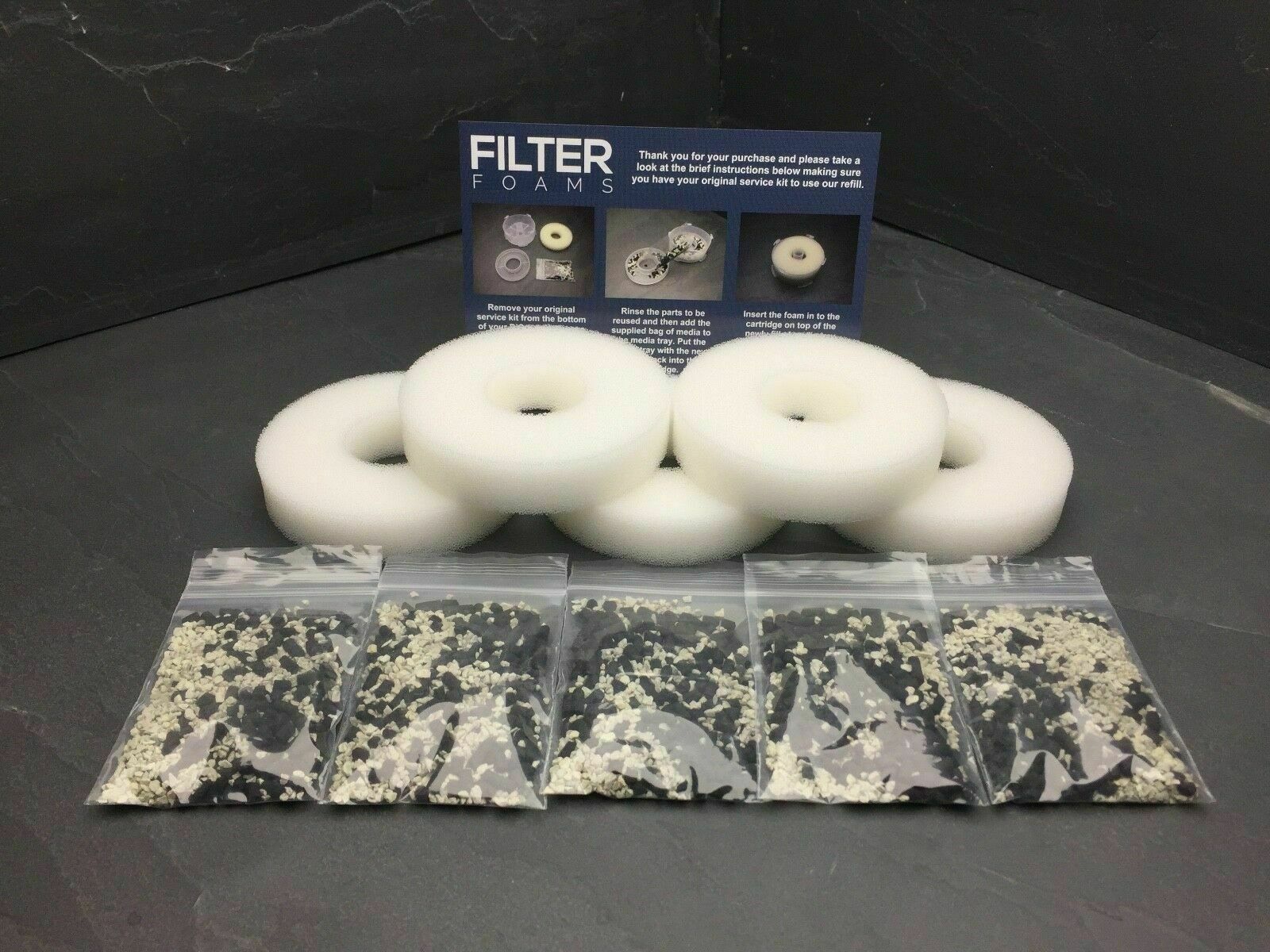 5 COMPATIBLE WITH BIORB FILTER SERVICE KIT REFILL REPLACEMENT FOR BIO ...