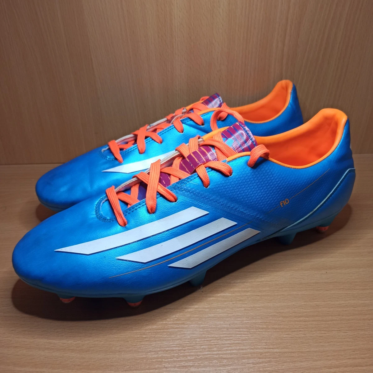Blue Adidas F50 Soccer Cleats