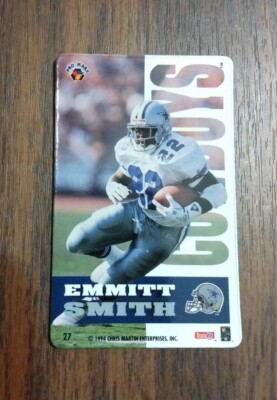 RARE 1994/95 Emmitt Smith PRO MAGS NFL Magnet #27 Dallas Cowboys ...