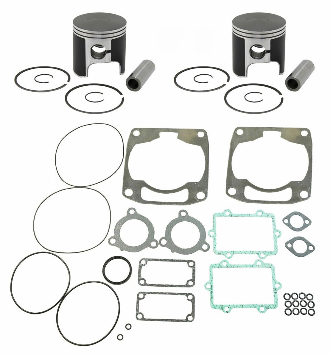 Arctic Cat ZR 800 SPI Pistons Top End Gasket Kit Std Bore 81mm 2001 ...