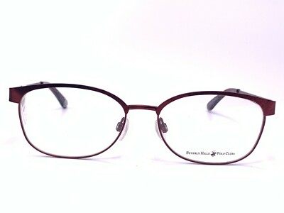 Beverly Hills Polo Club BHPC 77 COL 30 Eyeglasses Red Square Frames 53 ...