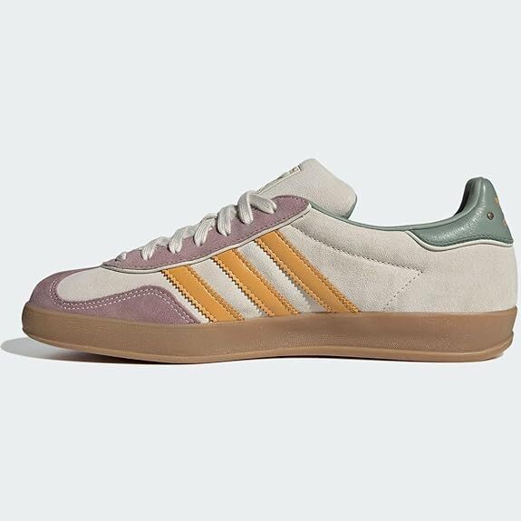 adidas Originals Gazelle Indoor ID1007 Off White Alumina Yellow shoes ...