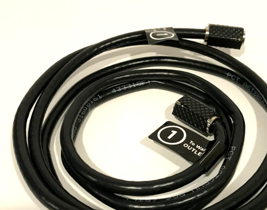 Cox Coaxial Audio Video Cable 72" New Black Connectors | eBay