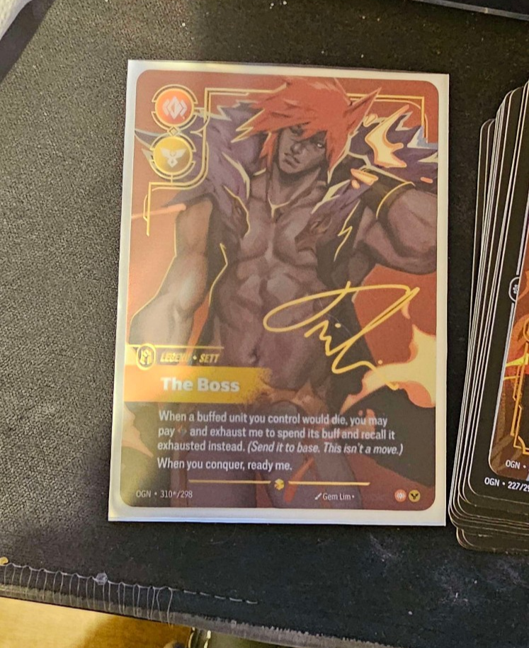 2025 League of Legends Riftbound TCG Card Sett The Boss OGN·310/298 ...