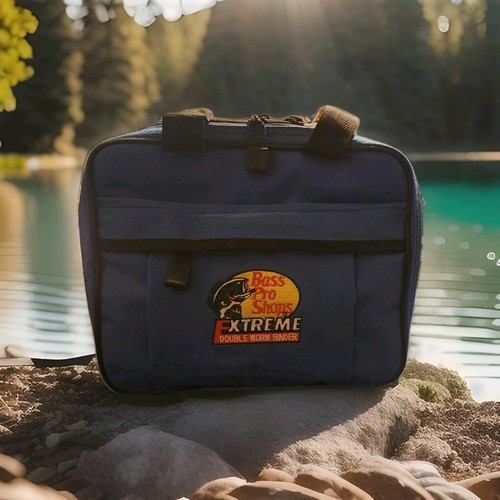 Bass Pro Shops Extreme Double Worms Binder W/ 10 Packs Of Worms | eBay