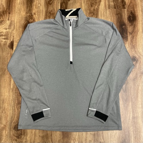 Zero Restriction Men's Z425 1/4 Zip Pullover Gray Sz L Performance Golf ...