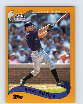 2002 Topps #538 Brent Butler Colorado Rockies Baseball Card | eBay ...