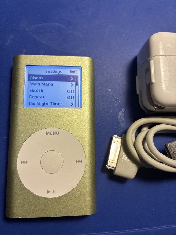 Apple iPod Mini 1st Gen .Green 32GB CF Mod / New Battery | eBay