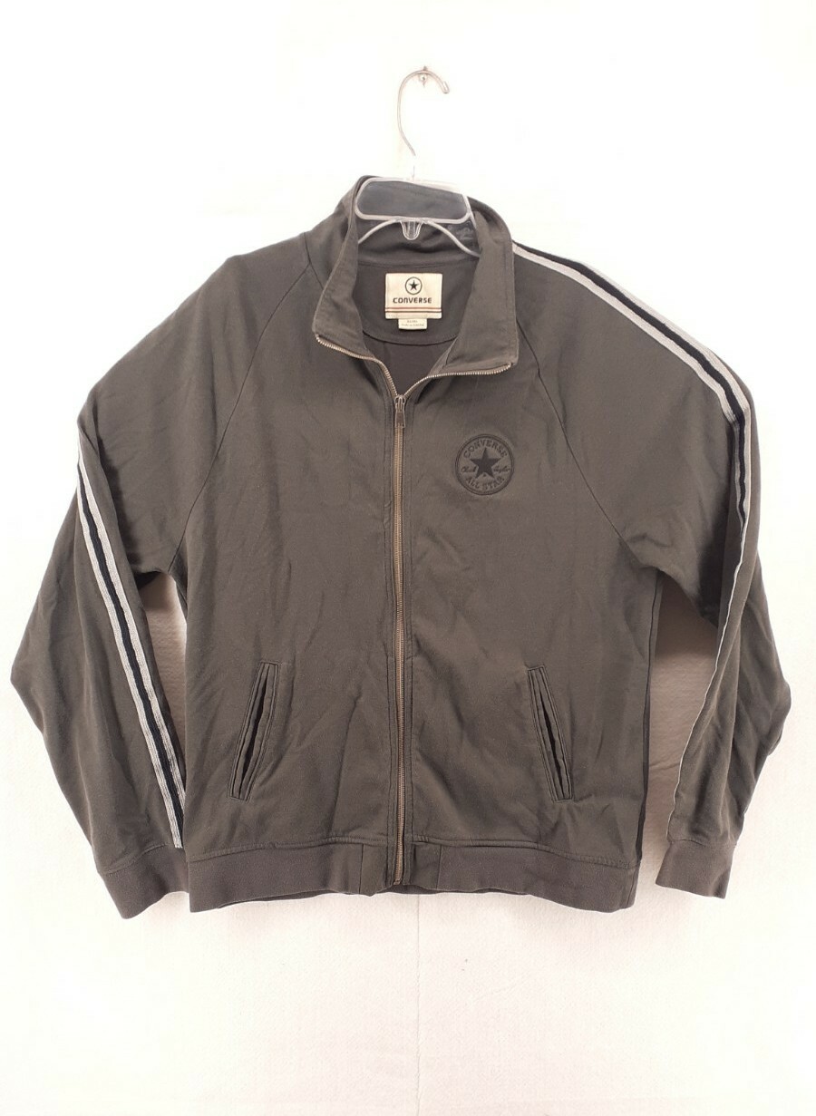 converse all star chuck taylor mens xl track jacket g… - Gem