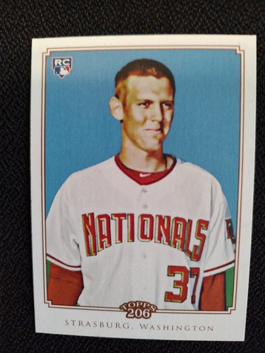 2010 Stephen Strasburg Rookie Card Topps 206 # 55 | eBay