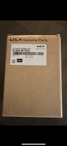 2019-2021 KIA FORTE OEM IGNITION CYLINDER W KEYS 81900M7E00-NEW NEVER ...