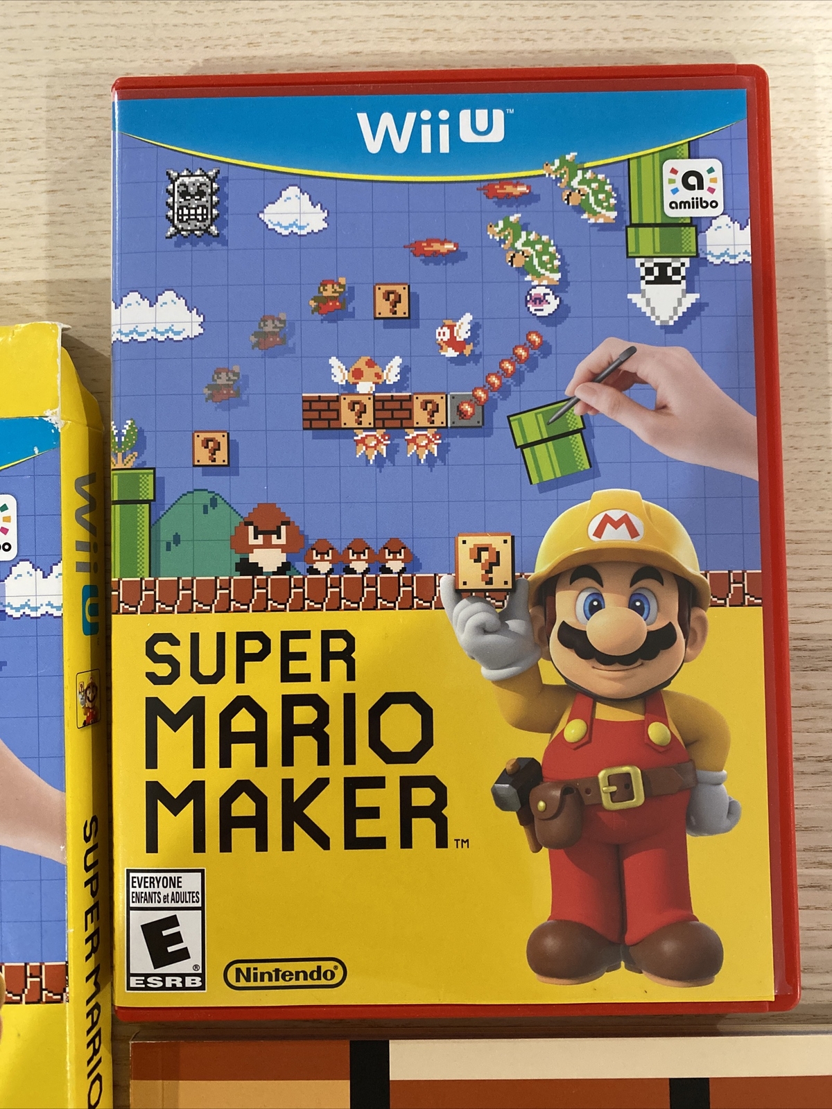 Super Mario Maker (Nintendo Wii U 2015) With Idea Book Game Insert ...