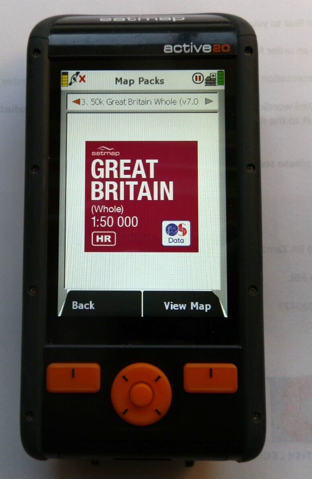 Satmap Premium (GB Whole) SD Map Card @ 1:10, 1.25, 1:50k | eBay UK