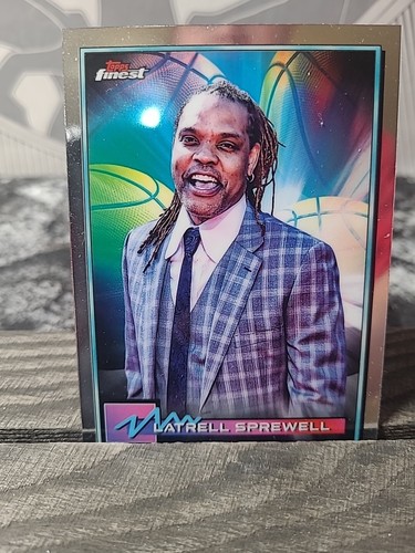 2021 Topps Finest Basketball #7 Latrell Sprewell | eBay