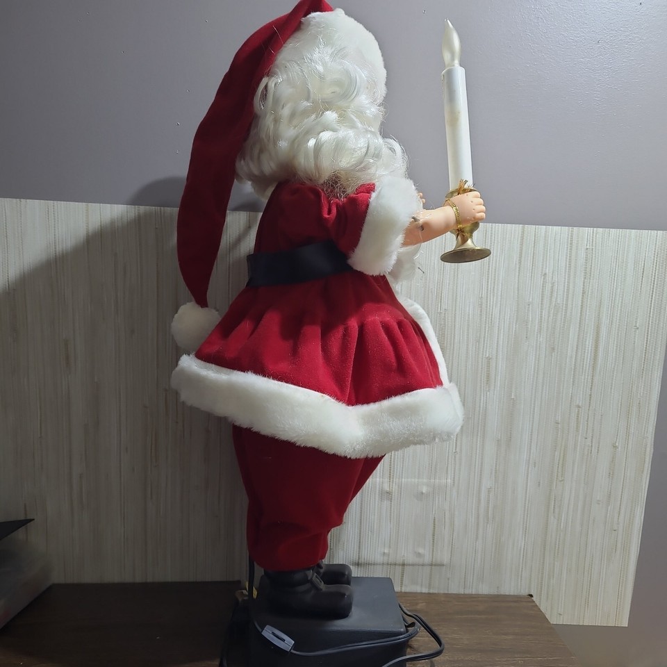 Vintage Christmas Santas Best Animated Motion Santa Claus Light Up ...