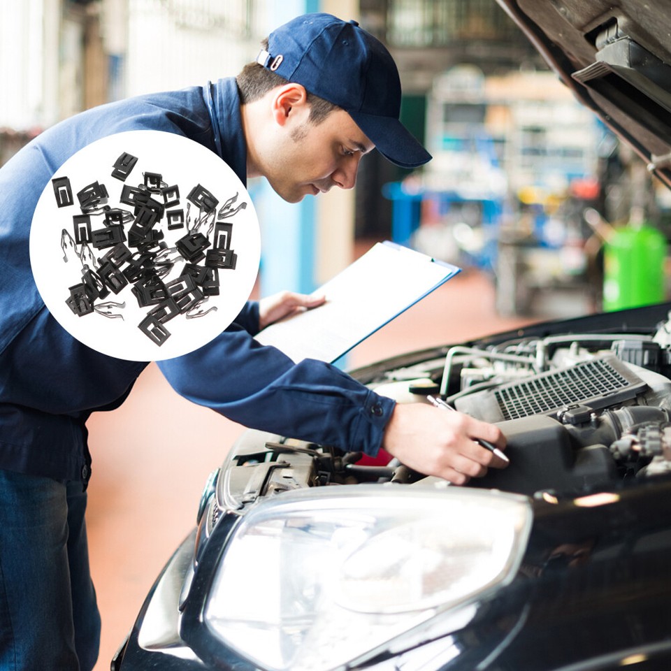 50pcs Car Dashboard Fastener Clip Fastener Clip Automobile Panel ...