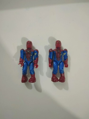 Mega Bloks Marvel Heroes Spider-Man Iron Man Building Blocks Figure ...