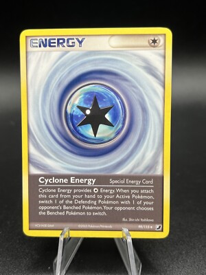 Pokémon TCG - EX Unseen Forces - Cyclone Energy - Special Energy - 99/ ...