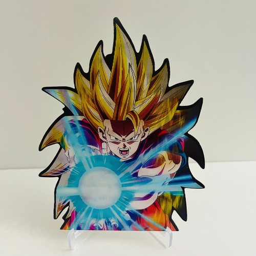 Dragon ball Z Goku Saiyan 3D Lenticular Motion Sticker - Anime Holofoil ...