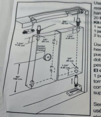 Acme Bifold Closet Door Hardware Kit 52-4498 NOS | eBay