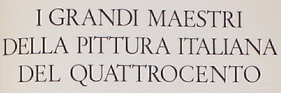 Italian Masters Renaissance Art Fifteenth Century Religion Quattrocento ...