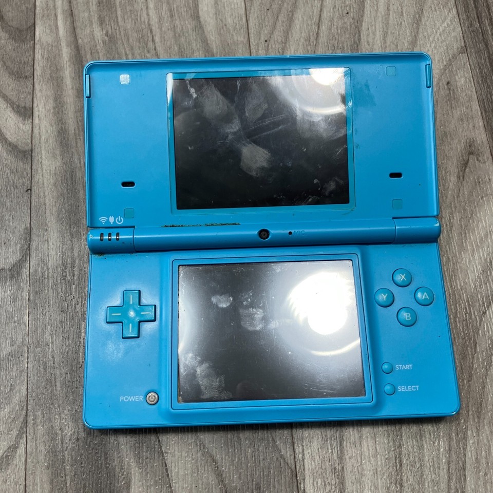 Nintendo DSi Light Sky Blue TWL-001 Console 2008 Only For Parts Not ...