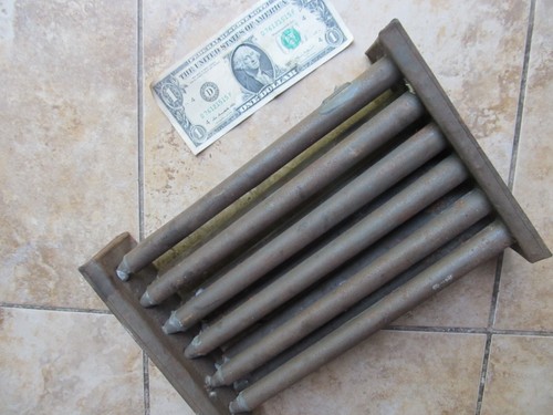 RARE Early LG. Handmade 12 TUBE COLONIAL 1790 Tin Candle Mold ...