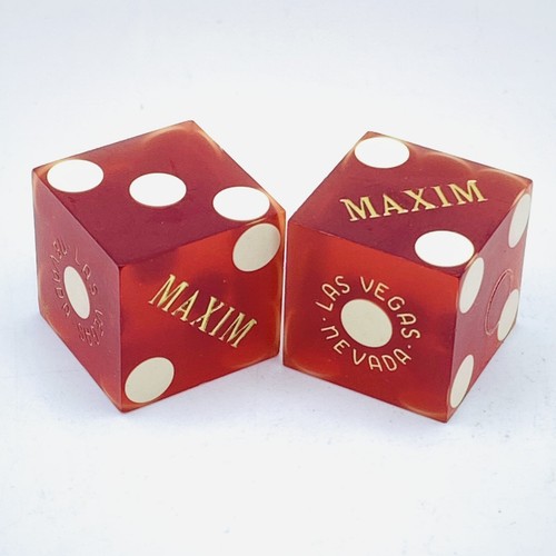 Maxim Casino Las Vegas Red Dice | eBay