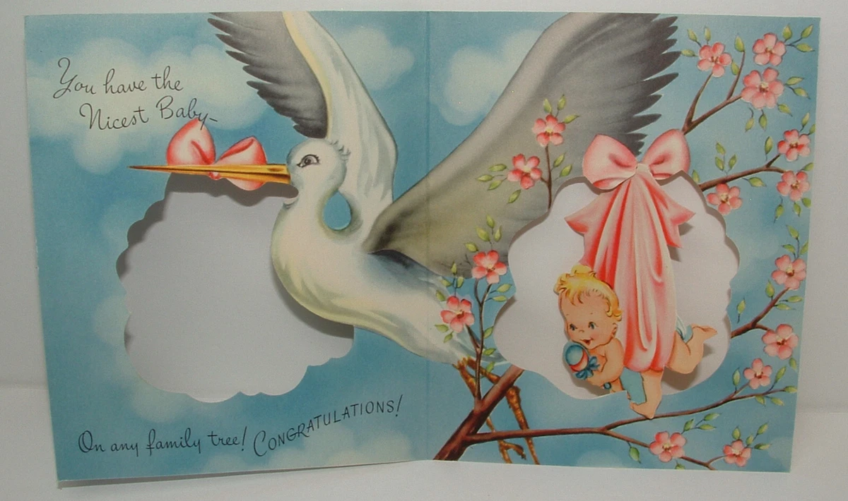 Baby Stork Vintage