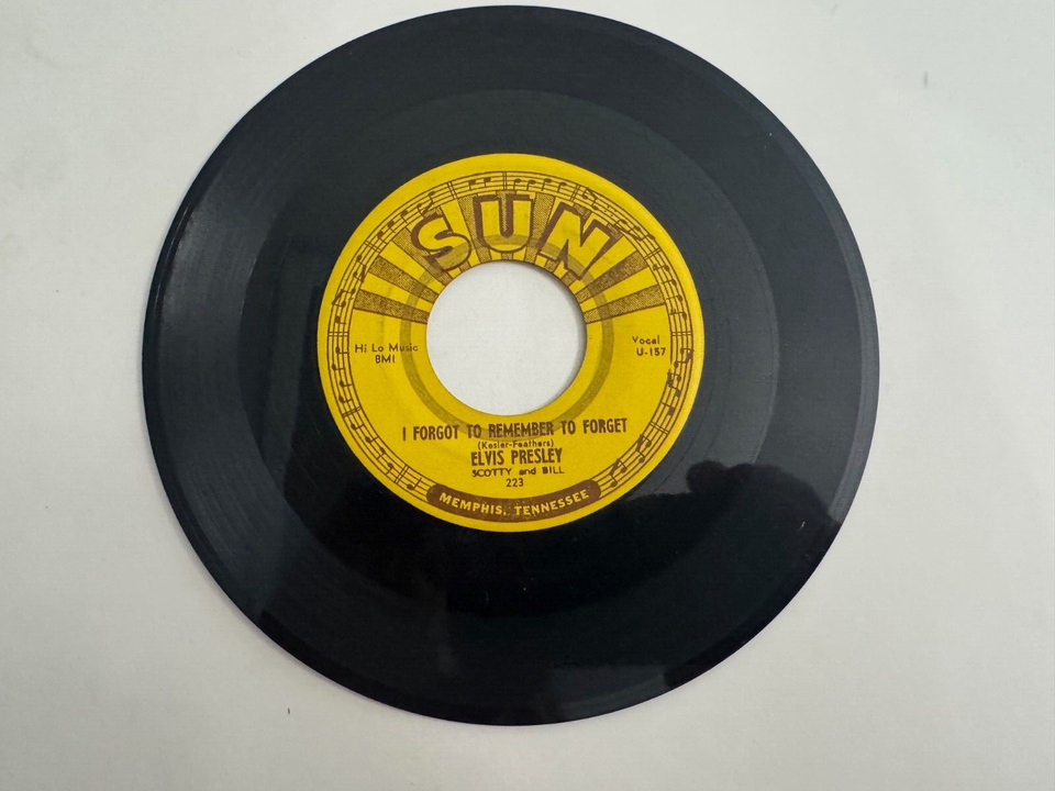 Elvis Presley 45 "Mystery Train" Sun 223 ~ Original! Rockabilly VG++ ...