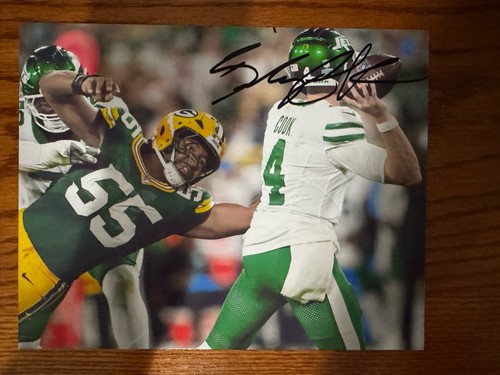 Brady Cook signed 8x10 photo New York Jets autographed Missouri Tigers ...