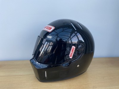 Simpson Bandit Style Racing Helmet Motorcycle – Retro Motorsport Track ...
