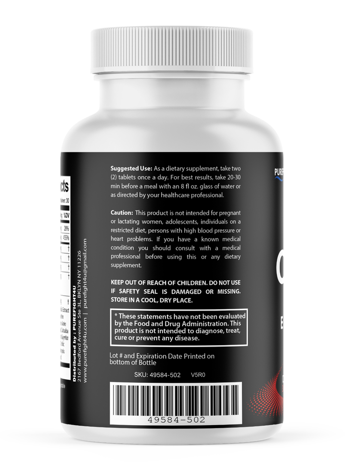 Oxvia Male Performance Maximum Strength Formula Supplement - 60 Tablets ...