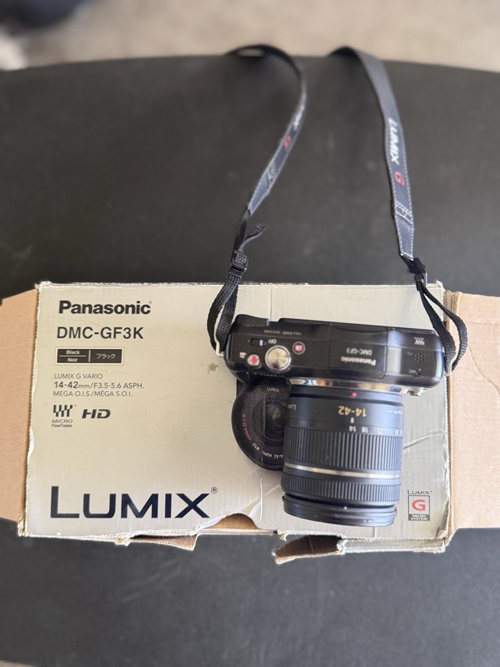Panasonic DMC-GF3K Lumix 12.1 Megapixel Camera with14-42mm Lens Kit | eBay