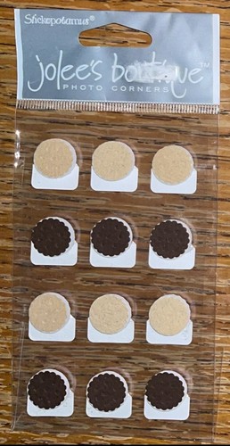 RARE Jolees Cookies Oreo’s Photo Corners Snack 3D Card Making Scrapbook ...