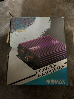 Old School Vintage Promax Power Amplifier 2 Channels 150 Watt PM150A | eBay