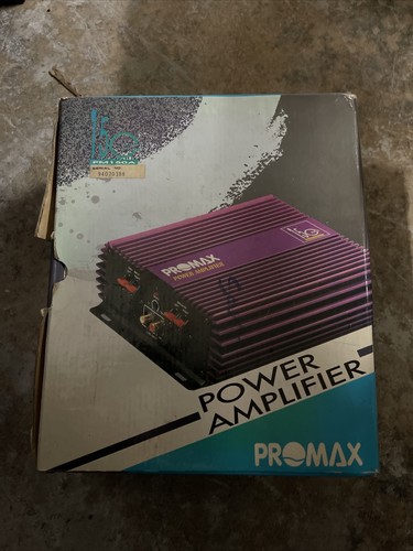Old School Vintage Promax Power Amplifier 2 Channels 150 Watt PM150A | eBay
