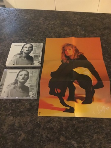 Taylor Swift - Reputation Cd Complete With Double Sided Poster ...