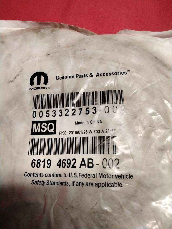 NOS MOPAR 14-21 CHEROKEE Coil Spring Seat Front Lower 2 qty 68194692AB ...