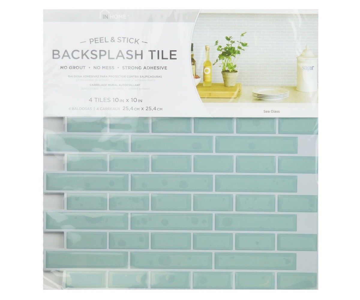 Peel And Stick Glass Backsplash Tile Aspect Peel And Stick Backsplash