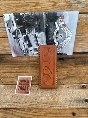 Tex Shoemaker Floral Carved Oil Tan Leather Magazine Carrier P7M8 PSP ...