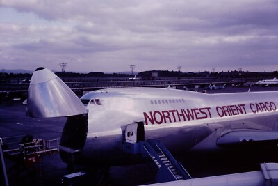 Northwest Orient Cargo Aircraft Aviation 35mm Original Slide Ref 844 | eBay